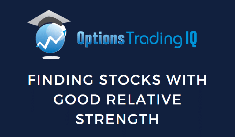 Finding Stocks with Good Relative Strength