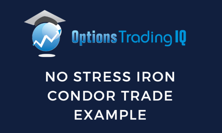No Stress Iron Condor Trade Example